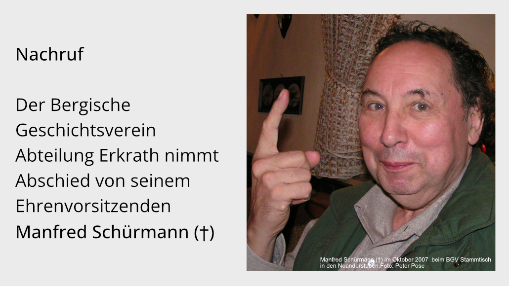 Abschied von Manfred Schürmann | erkrath.jetzt | Nachrichten aus ...